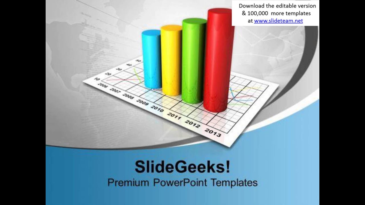 graph growth business powerpoint templates and powerpoint themes 1012