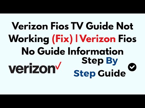 Verizon Fios TV Guide Not Working (Fix) | Verizon Fios No Guide Information