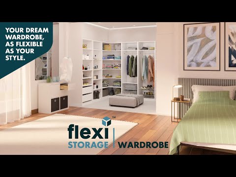 Flexi Storage Wardrobe - Your Dream Wardrobe, As Flexible As Your Style