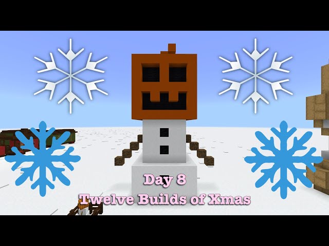 A Snow Golem Statue!! Minecraft Map