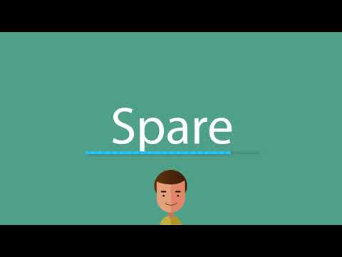 How to pronounce Spare