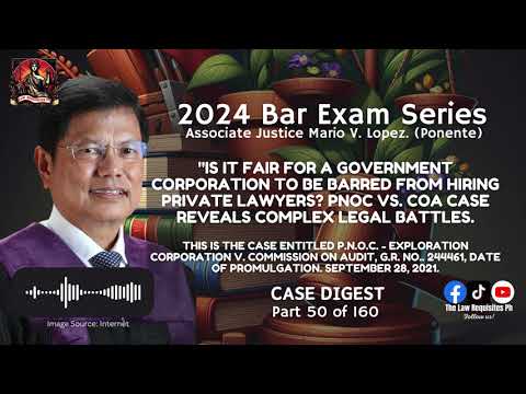 Is it fair for a government corp to be barred from hiring private lawyers? PNOC vs COA GR NO. 244461