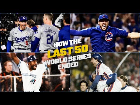 The FINAL PLAY of EVERY World Series from the LAST 50 YEARS!