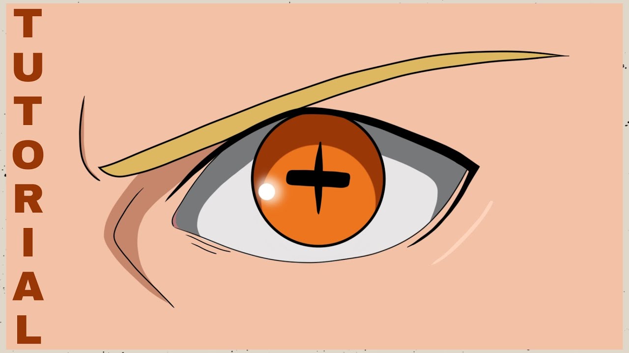 COMO DESENHAR O OLHO DO NARUTO MODO RIKUDOU SENNIN - DESENHOS FÁCEIS #naruto #kurama #sennin