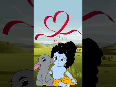 Krishna 🚩 #shortsfeed #art #animation #krishnastatus