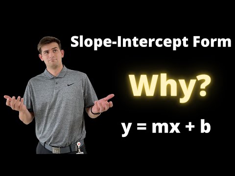 Why is Slope-Intercept Form y=mx+b?
