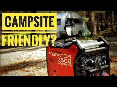 Harbor Freight Predator 3500 watt generator Noise Test running the RV Air Conditioner?
