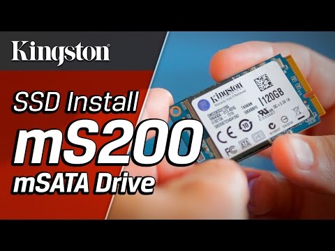 Installing the SSDNow mS200 mSATA Drive