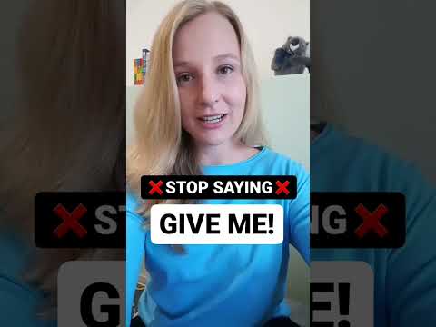 DON'T SAY GIVE ME-Use these Advanced English phrases! #englishwords #english #learnenglish
