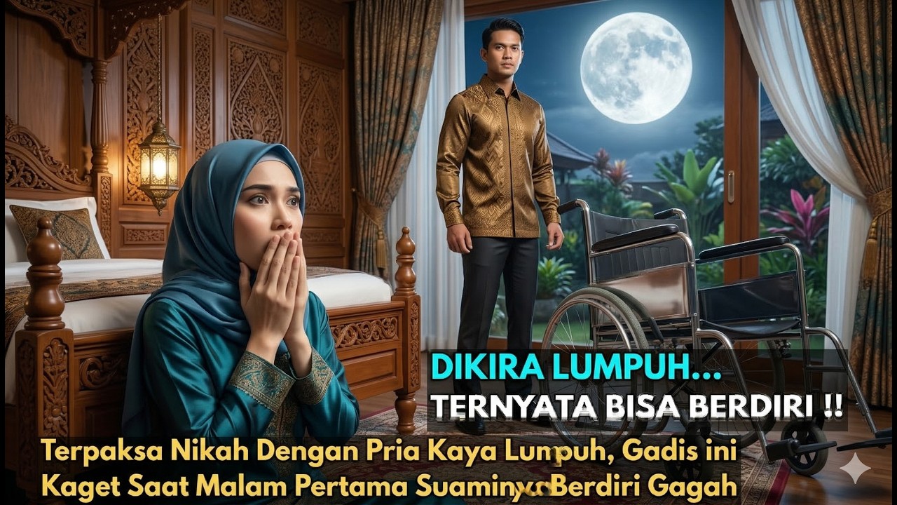 Terpaksa Nikah Dengan Pria Kaya Lumpuh, Gadis ini Kaget Saat Malam Pertama Suaminya Berdiri Gagah