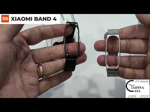 Xiaomi Mi Band 4 - Milanese Strap Silver and Black