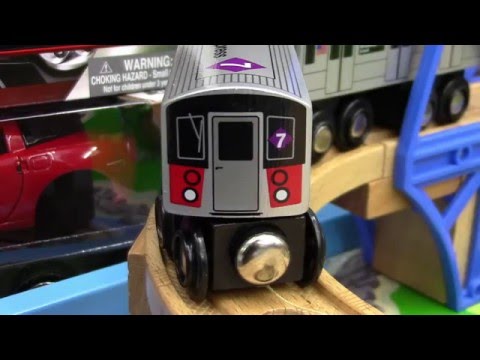 Munipals Wooden NYC MTA Subway Train