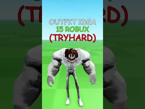 Making Roblox Tryhard Outfit Idea FOR 15 ROBUX 👕