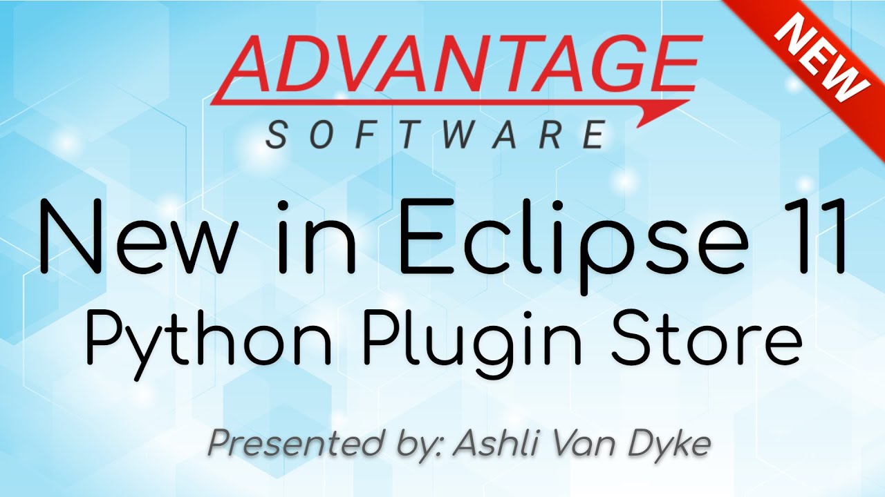 New in Eclipse 11: Python Plugin Store