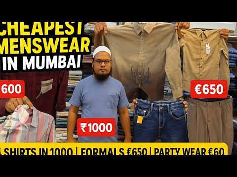 Formal Wear Combo ₹650?! Cheapest Fashion Store in Mumbai!" #shopping #mensfashion