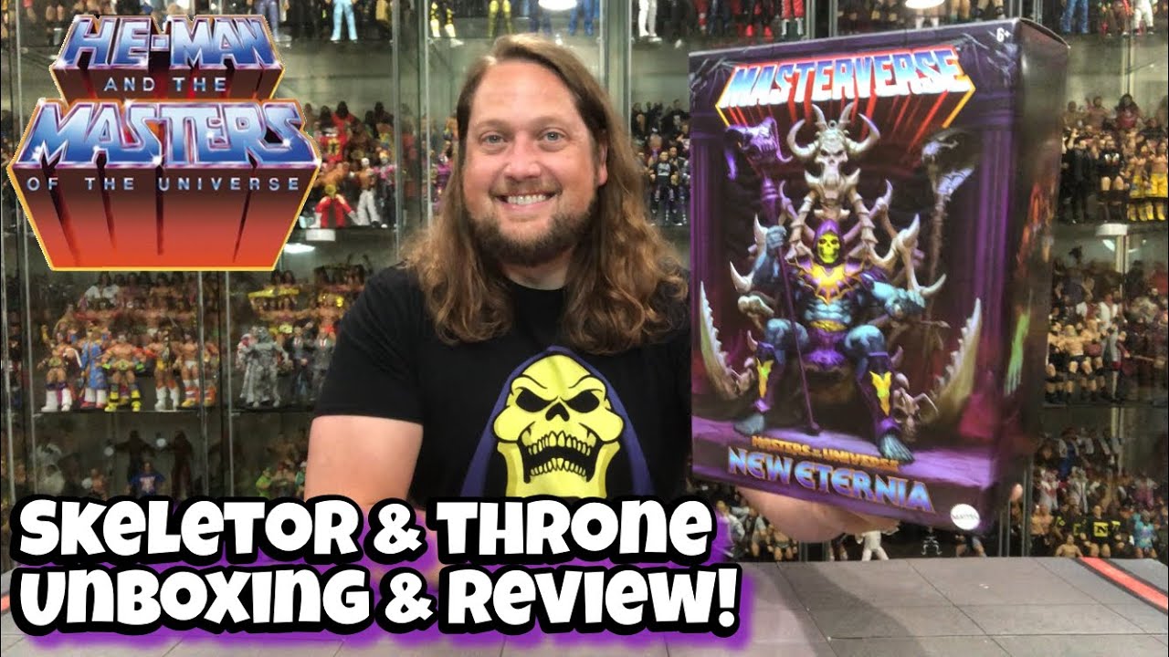 Skeletor & Throne Masters of the Universe Unboxing & Review!