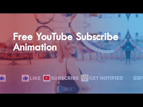 Free Transparent Subscribe Button Animation For YouTube Videos