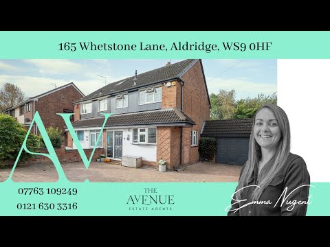 Welcome to 165 Whetstone Lane, Aldridge, Walsall, WS9