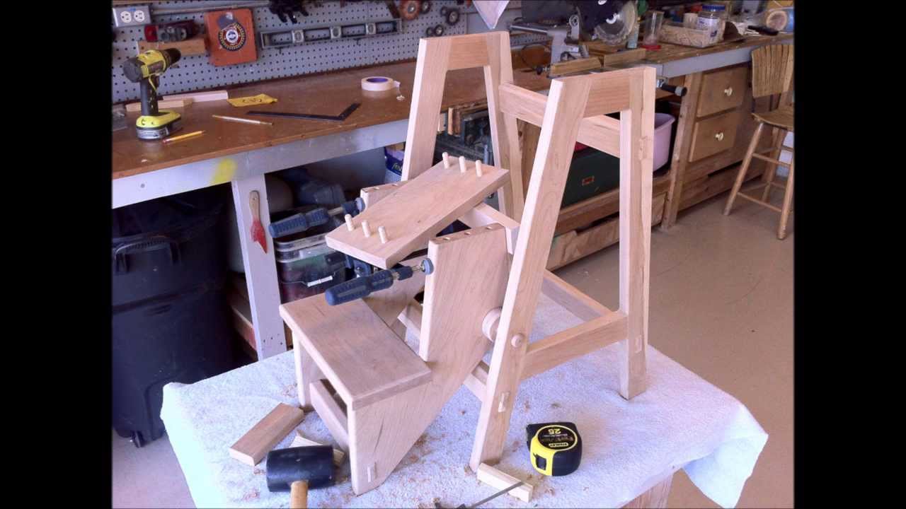 Folding Step Stool Part 2  optional Jointery