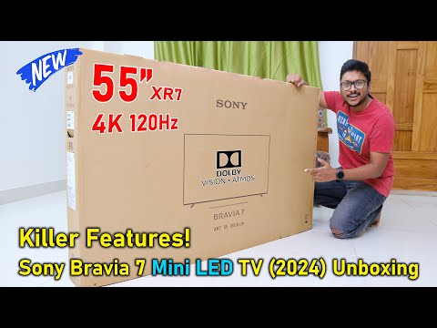 Best TV to Buy in Diwali Sale..?🤯 Sony 55" Bravia 7 4K 120Hz Mini LED TV Unboxing🔥
