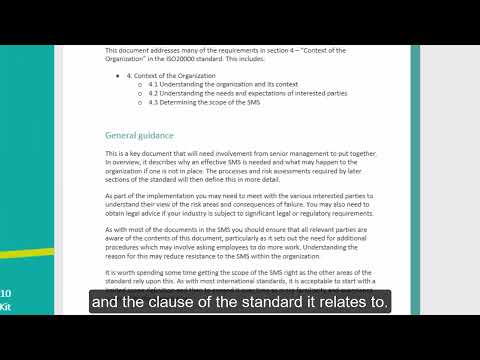 CertiKit ISO20000 Toolkit Tour