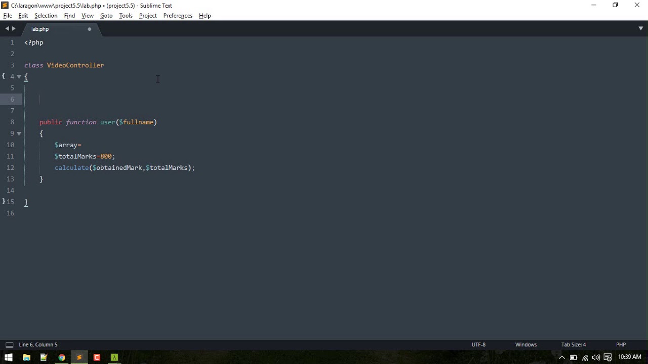 Clean Php Code: No Short Form