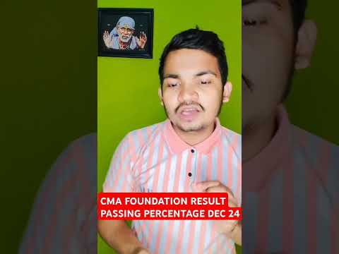 CMA FOUNDATION RESULT PASSING PERCENTAGE DEC 2024