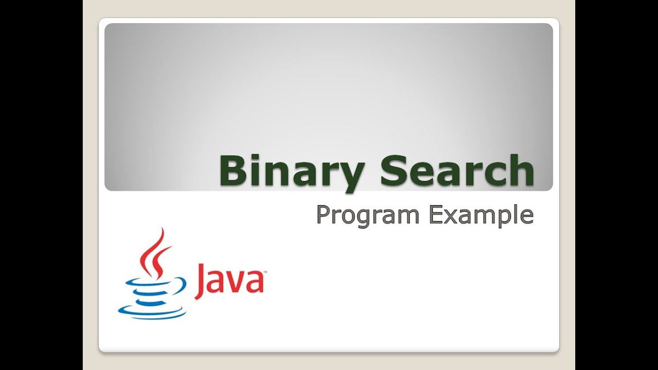 #5 Binary Search Java Program Example | Arrays | ICSE Syllabus