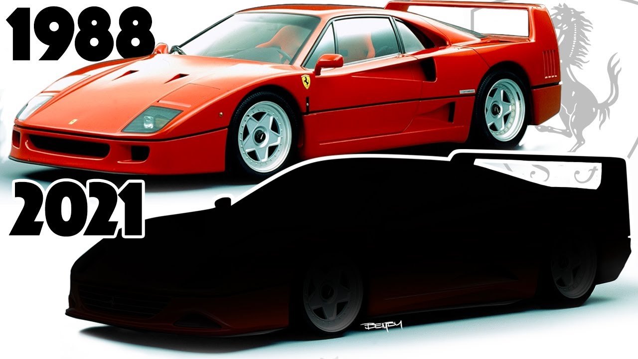 Ferrari F40 Modernized: What Would the Iconic Supercar Look Like Today ...