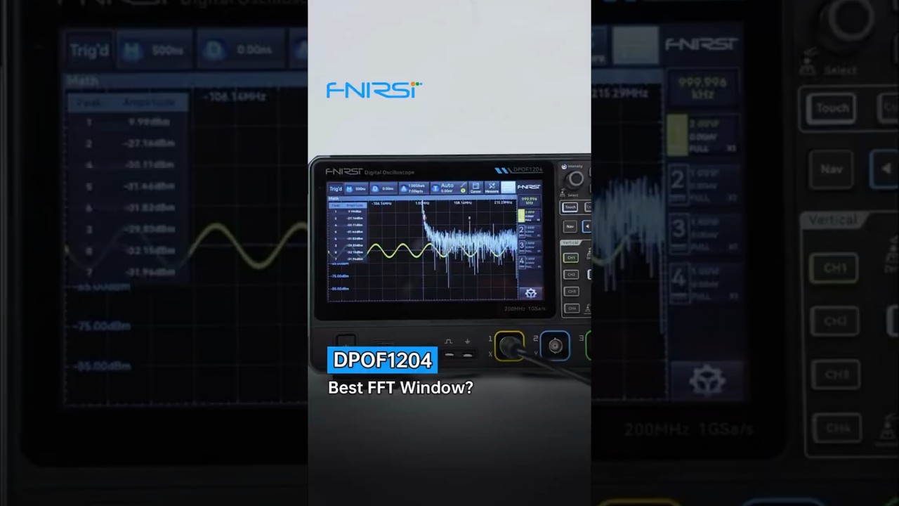 FNIRSI DPOF1204 Pro Tip | Master 1M-Point FFT Analysis