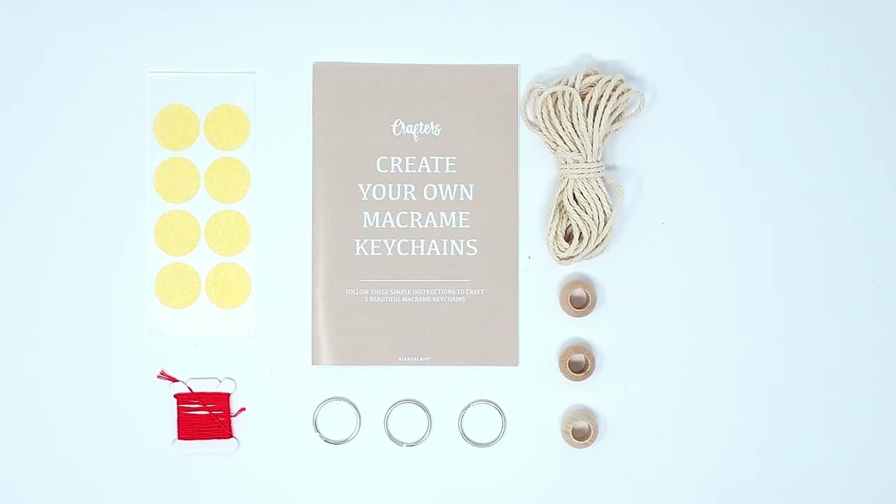 Crafters Macrame Keychain Kit-CR10