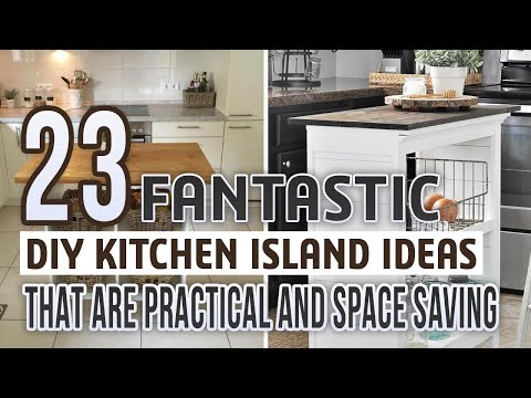 23 Fantastic DIY Kitchen Island Ideas That Are Practical and Space Saving