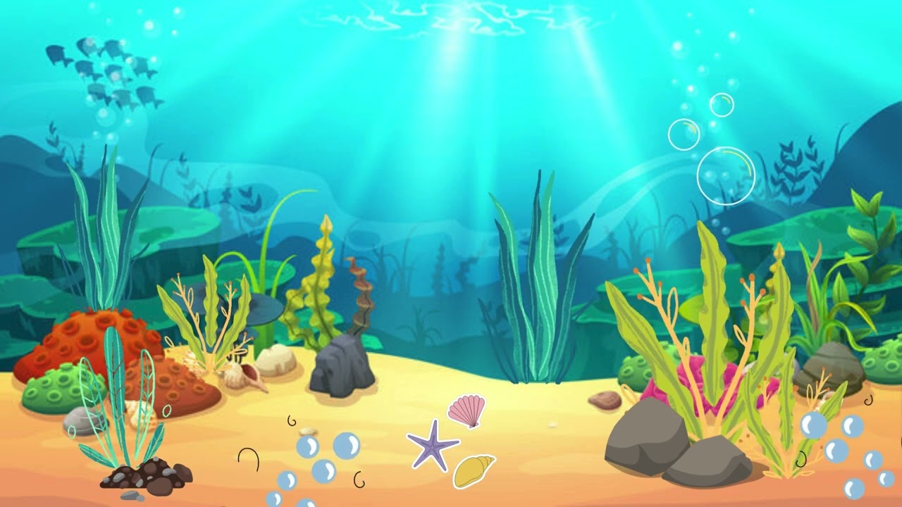 Cartoon Background Underwater