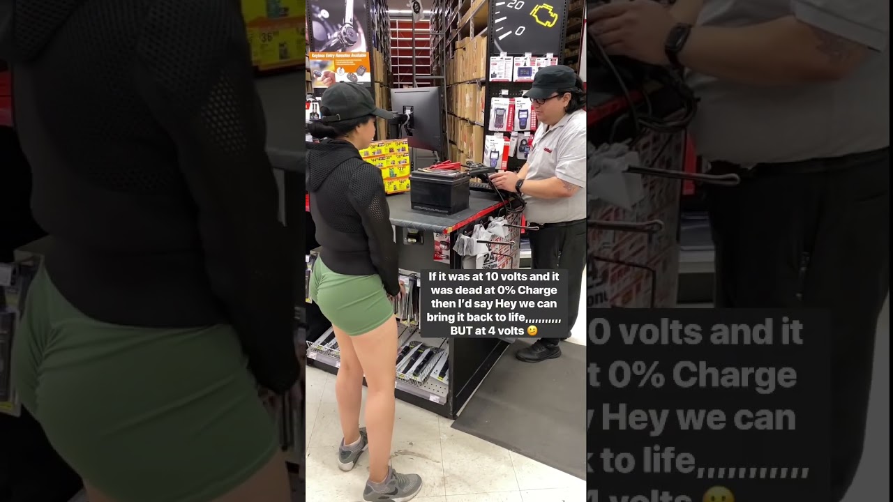 In case you didn’t know, @AutoZone let’s you charge your car battery for free! #explore #ytshorts