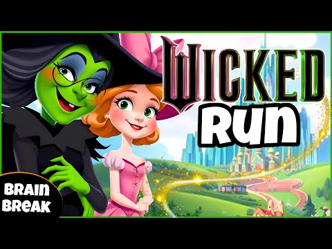π©· Wicked Run π | Fitness Run | Brain Break | Mini-Games | GoNoodle Inspired