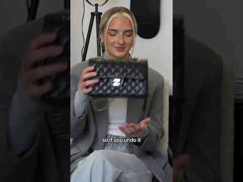 SECRET way to wear a Chanel bag! #luxury #fashion #chanel #fashionhack #tricks
