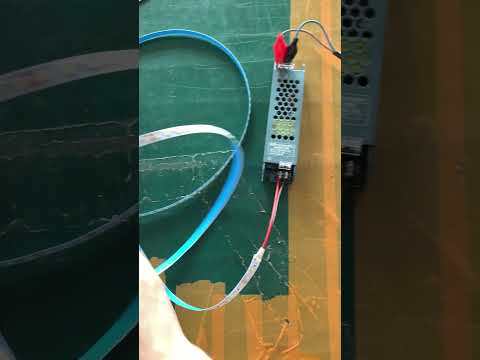 5M led strip connect 12v 5A power supply---ready shipping#led #decoration #factory #ledlights