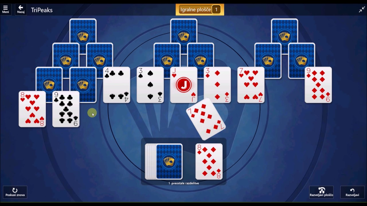 Microsoft Solitaire Collection - TriPeaks December 22 2016