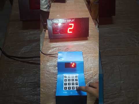 Dehmy Wireless Token Display System/Wireless Token Calling Machine #Call 7827424443