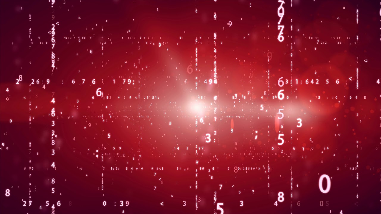 cyberspace with digital binary code