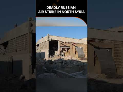 Aftermath of Deadly Russian air strike in North Syria | News9 | #shorts