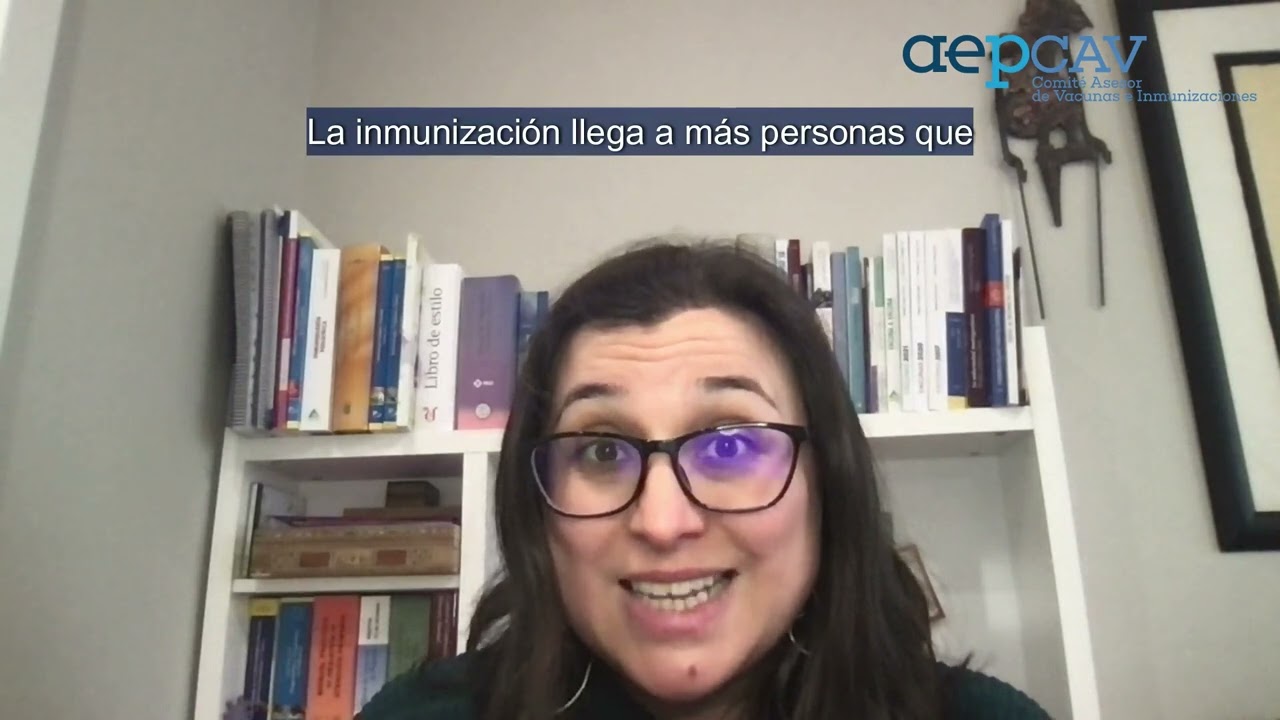 Semana de la Inmunización 2025. El dra Irene Rivero, miembro del Comité Asesor de Vacunas de la AEP
