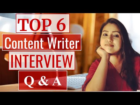 Content Writer Interview Questions & Answers - How to Prepare for Content Writing Job Interview
