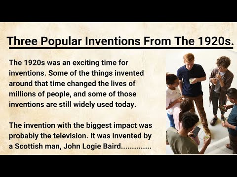 Three Popular Inventions From The 1920s🔥| Listen and Practice English | #EnglishMerl | Basic English