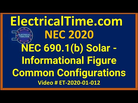 National Electrical Code NEC 690(1)(b) Solar - Informational Figure Configurations ET-2020-01-012
