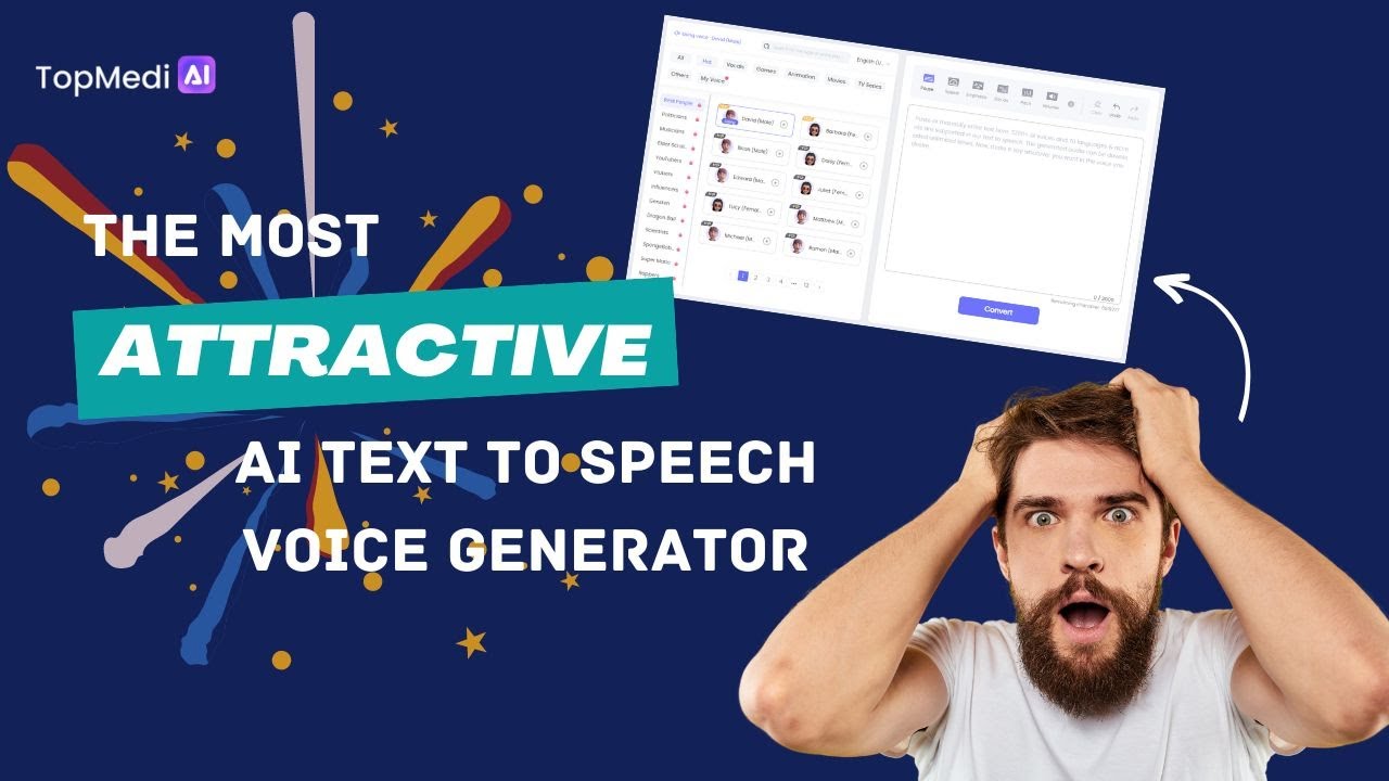 TopMediai - All-in-one AI platform for video generation, voiceovers ...