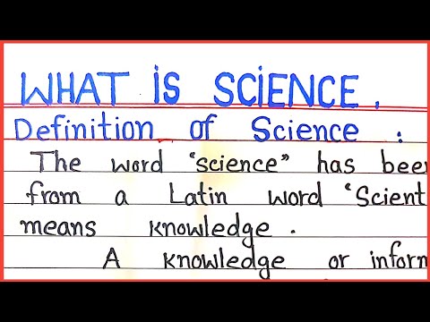 What is Science \ Definition of Science