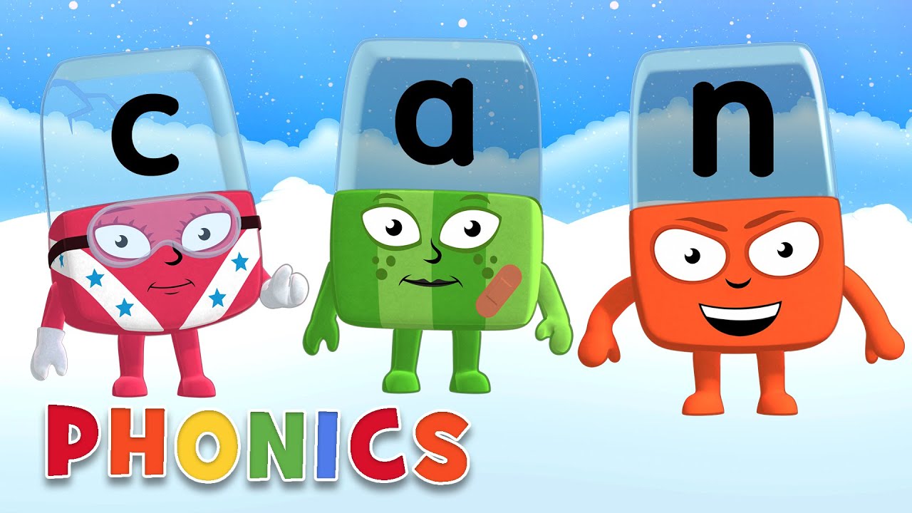 Phonics - Learn to Read | Three Letter Squads | Alphablocks
