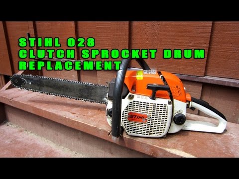 Stihl 028 Chainsaw Clutch Sprocket Drum Replacement