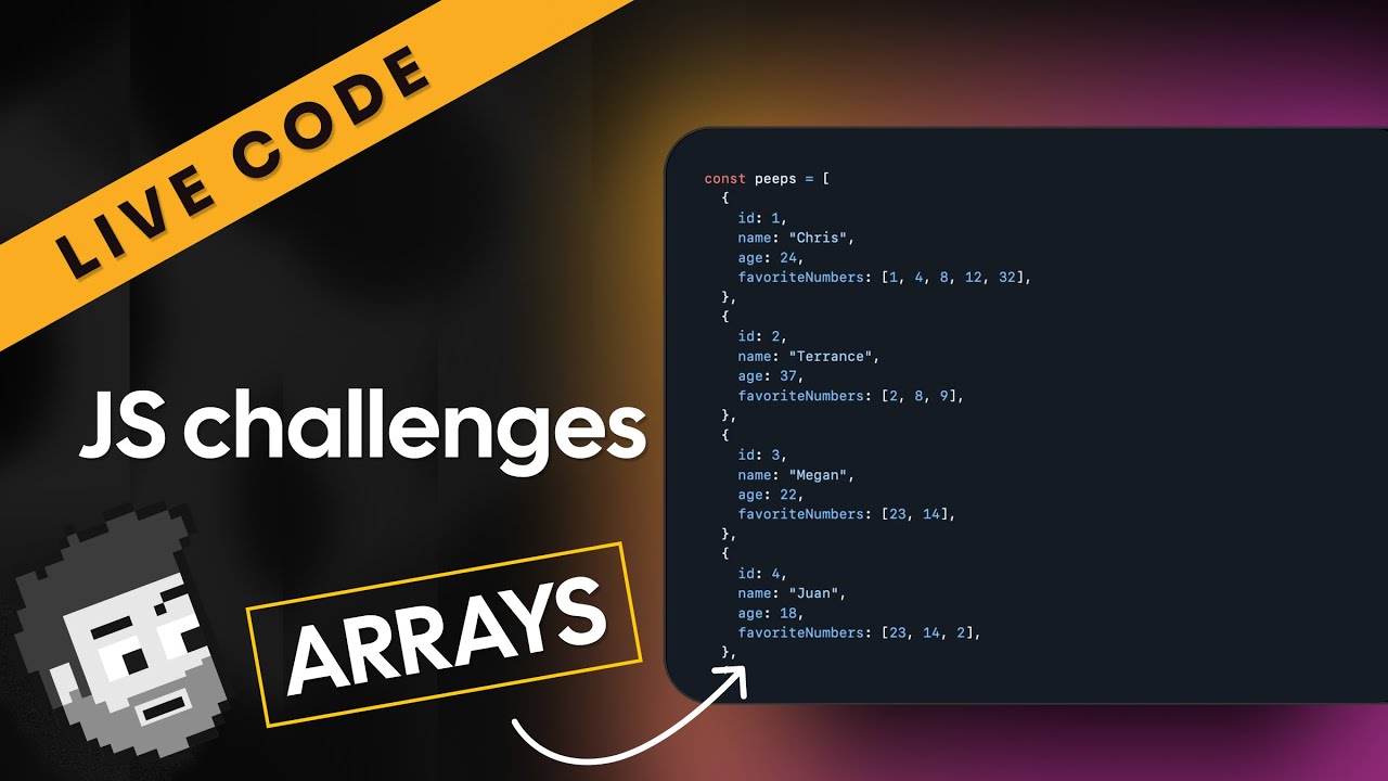 Live Code: JS Array Challenges